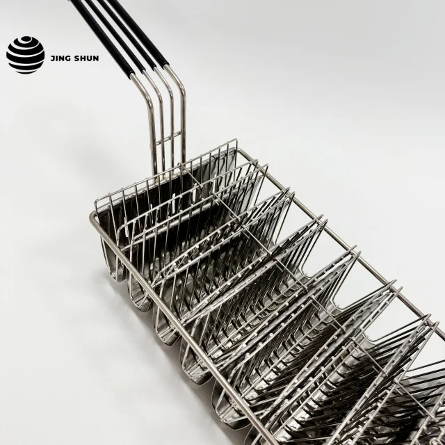 Jingshun 8 Shells French Fries Stainless Steel Iron Rectangular Basket ...