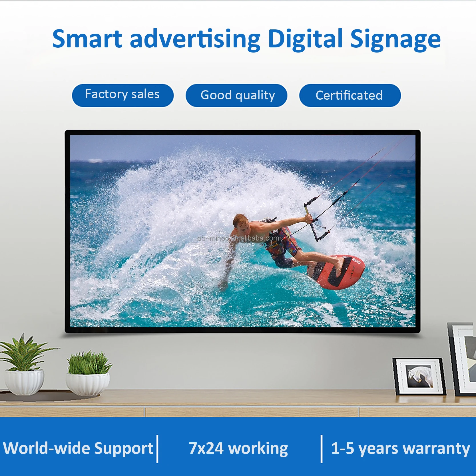 32 Smart Display Signage With Android - High-resolution,Easy Control ...