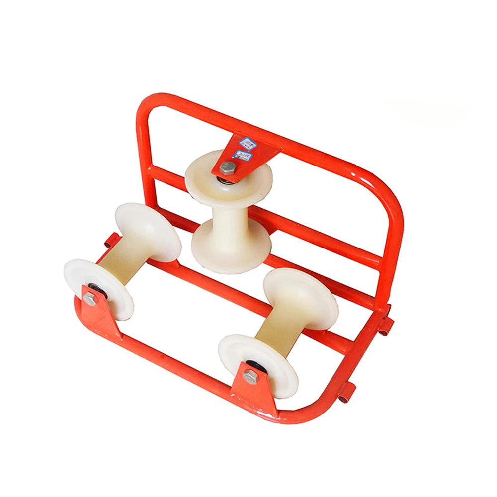 3 Wheels Cable Roller Pulley For Laying Cables & Oem Support
