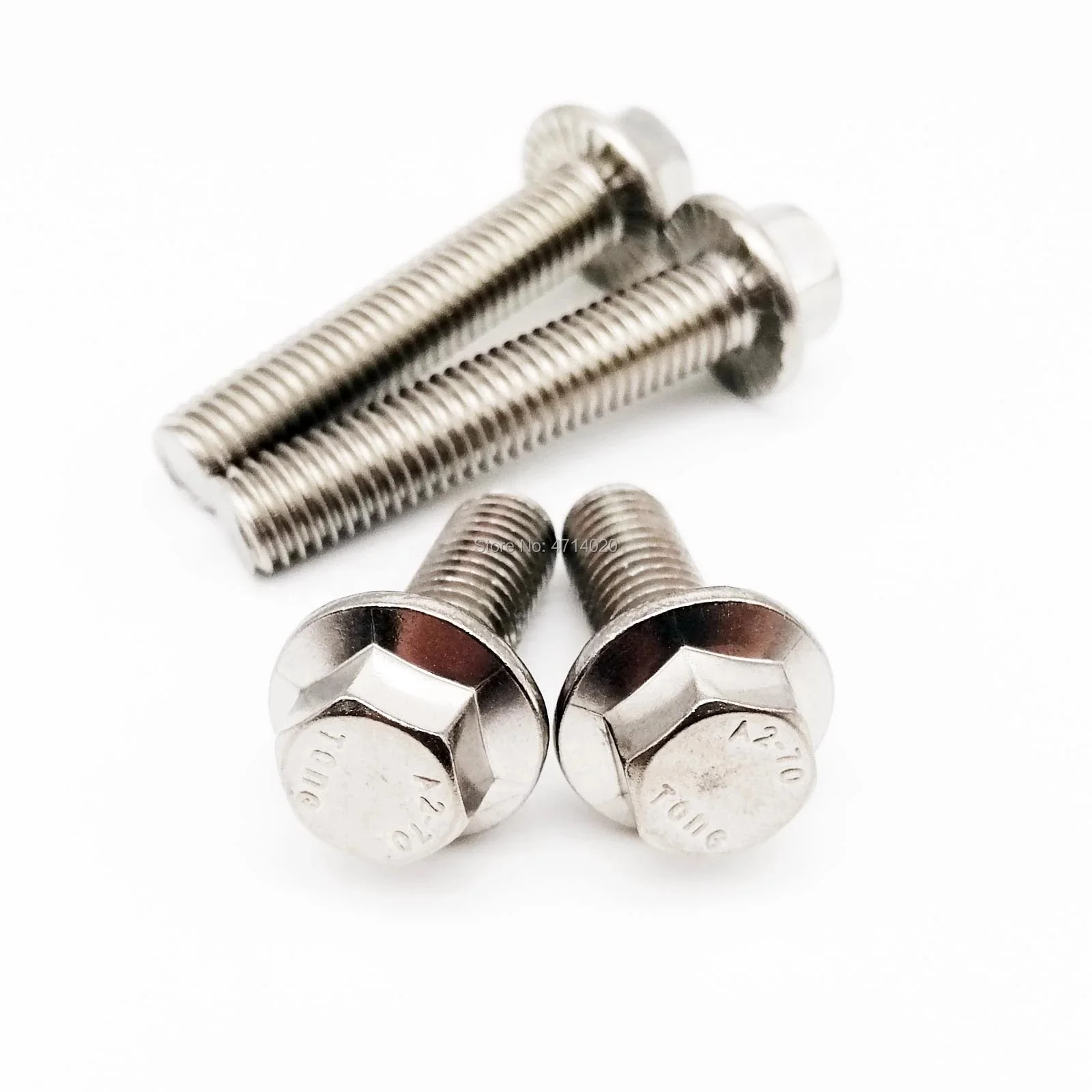 304 Stainless Steel Flange Screws - Durable & Versatile