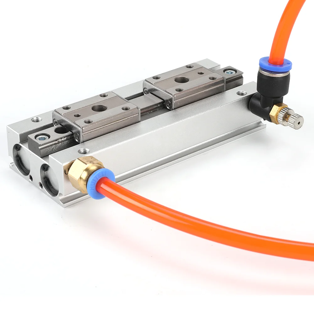 Hdf Guide Rail Sliding Table Small Parallel Gripper Thin Pneumatic ...