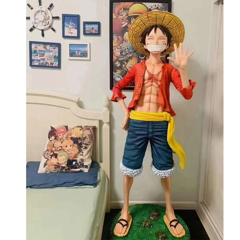 Custom Fiberglass japanese anime action figure sculpture life size ...