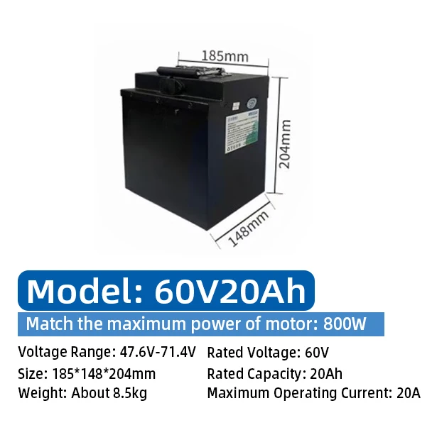 Sjy 20ah 30ah 60v Lifepo4 Battery,Custom Lithium Ion 60v20ah 60v30ah ...