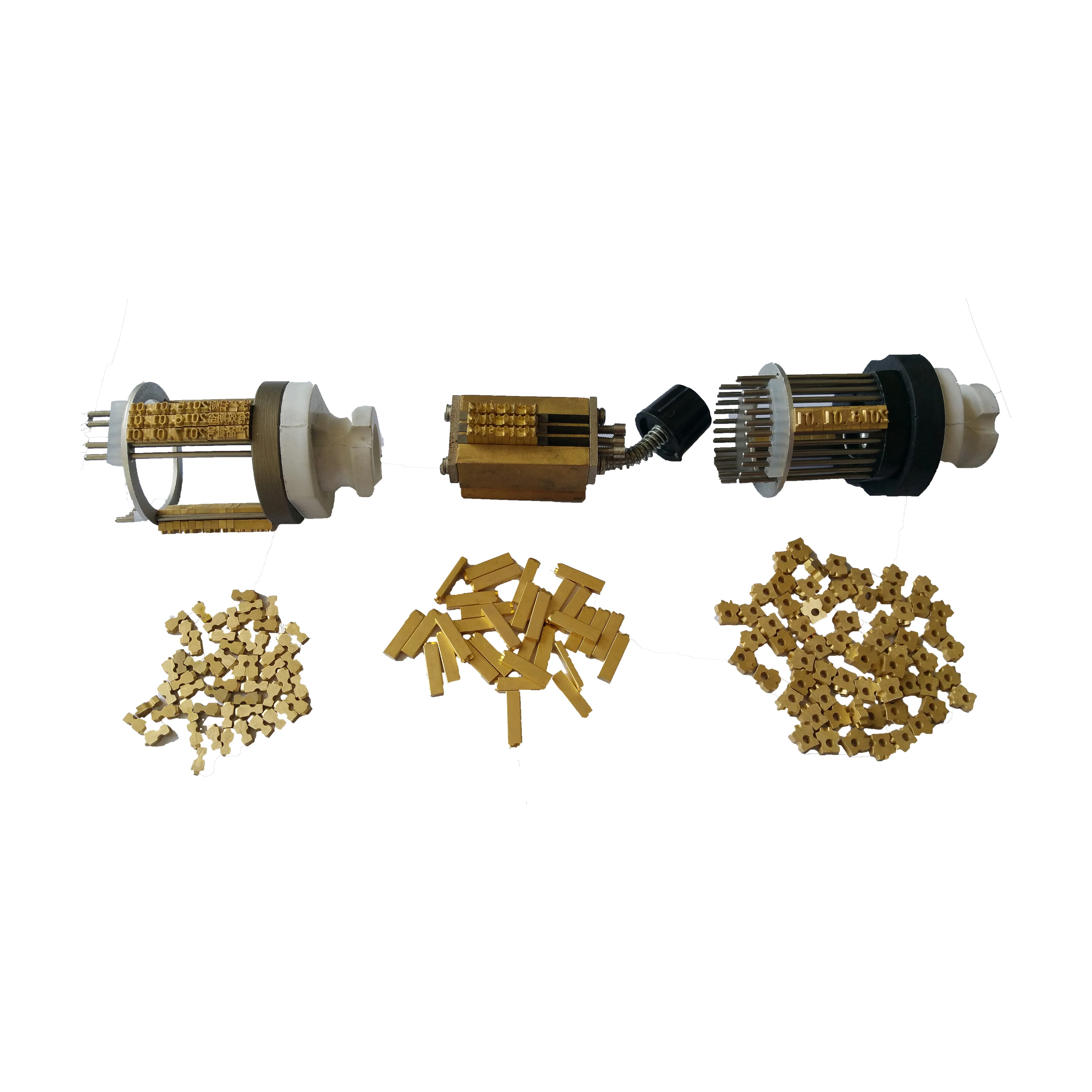 แสตมป์ร้อนทองเหลืองตัวอักษรตัวอักษรแบบอักษรสำหรับ Hp-241 Dy-8เครื่อง ...