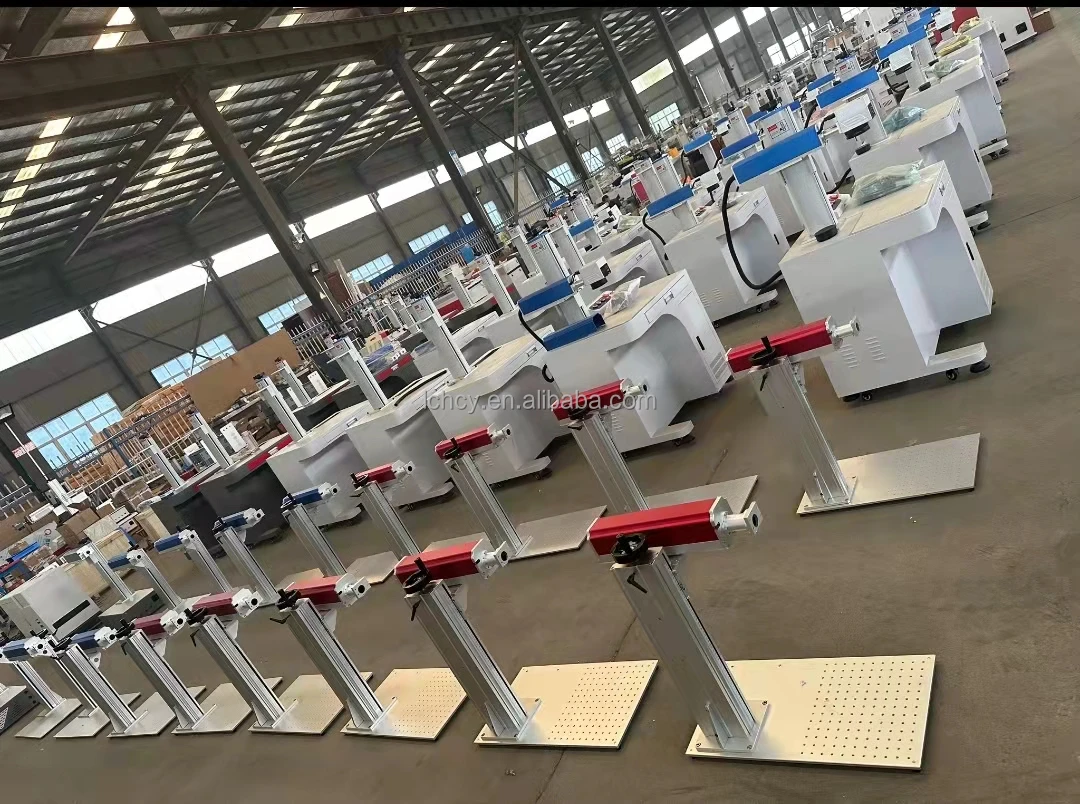 flying laser marking machine 30w 50w 60w JPT Raycus with 200*200mm Size ...