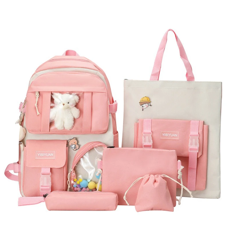 Cute School Backpack Set For Girls Backpack With Lunch Box Bookbags Set ...