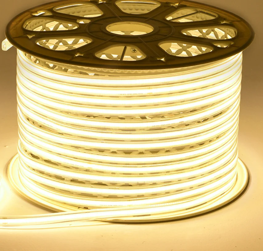 Ip65 High Brightness 100meter Waterproof Ip65 Cob Strip 288led 220v ...
