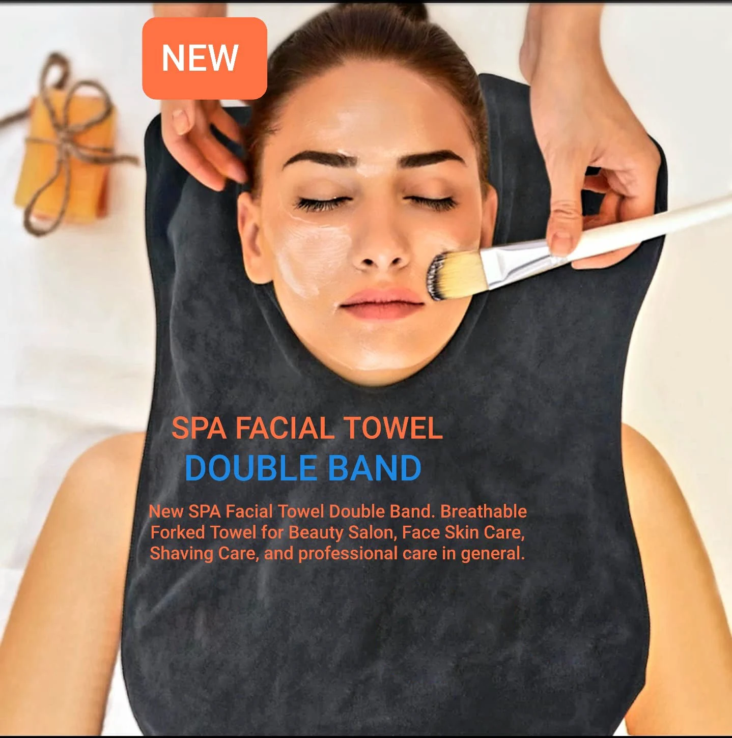 Custom Logo Quick-drying Spa Facial Towels Professional Split Design ...