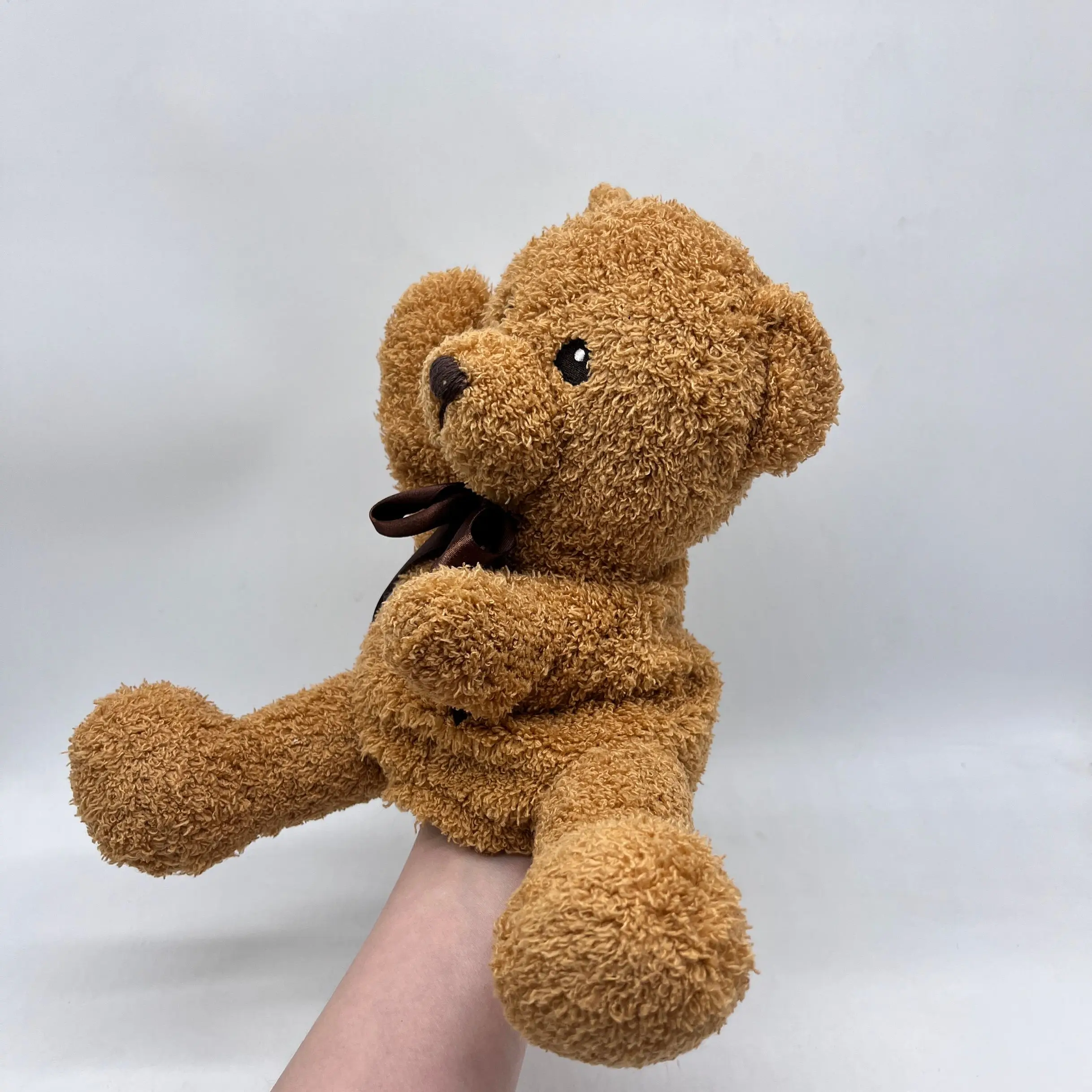 Custom Plush Teddy Bear Hand Puppet Stuffed Animals Plush Toy Soft ...