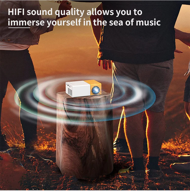 CY200 Smart Mini Portable Projector - 4K Video HD Cinema