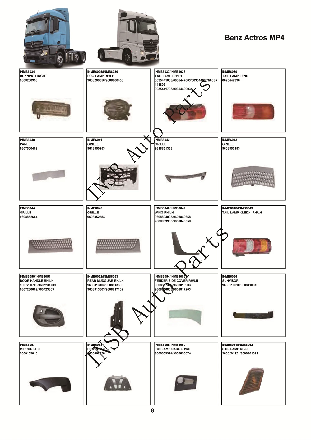 9605204811 9605206030 9605205111 Mudguard Bracket for Mercedes Benz ...