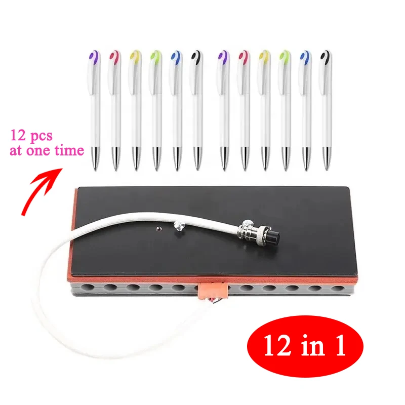 Outlet Price 12 PCS Pen Printing Machines Pen Hot Transfer Printing ...