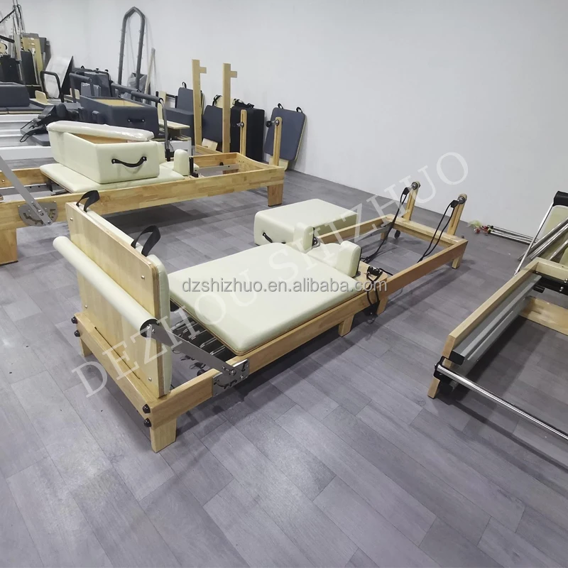 Yoga Studio Training Fitness Portable White Maple Wood Folding Foldable ...