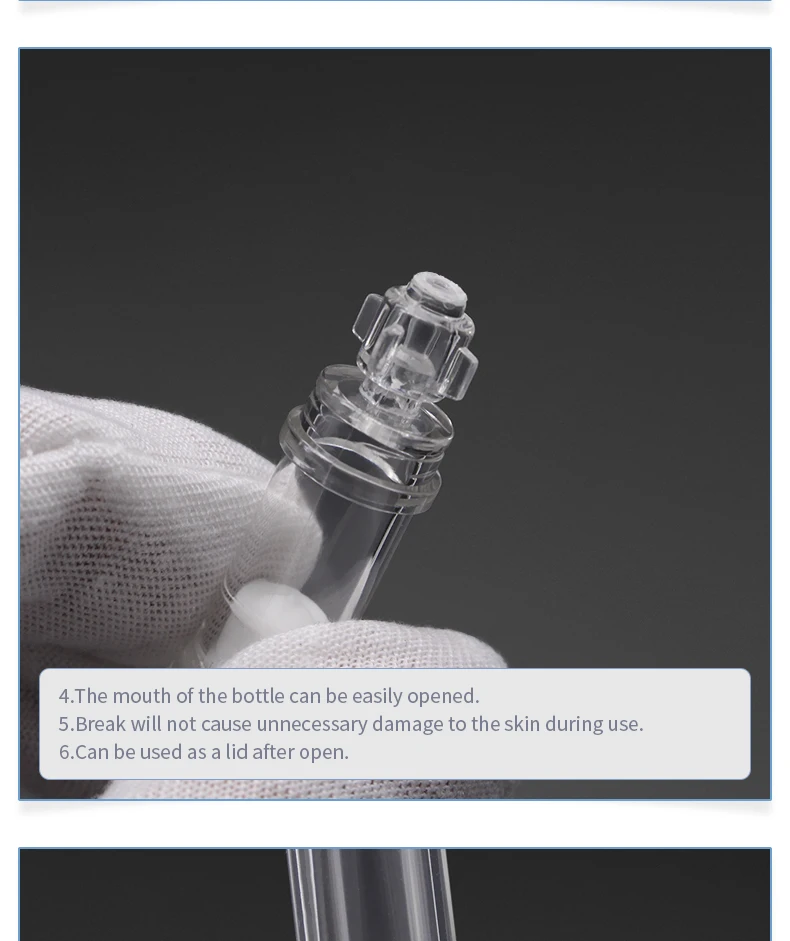 Transparent Rocket Type Containers Tube Refillable Eye Cream Packing ...