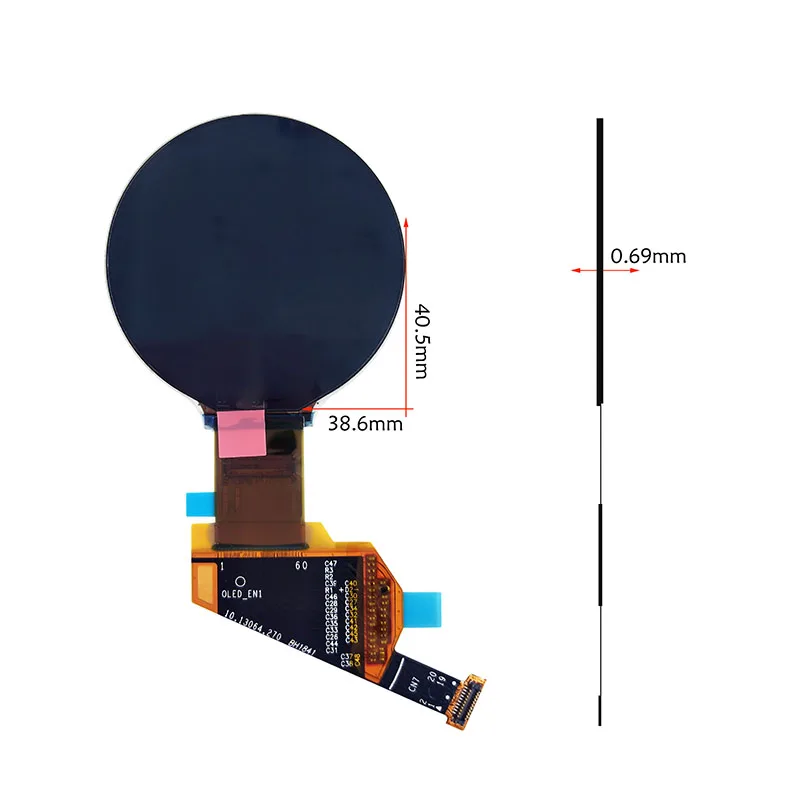 1.39 Inch Amoled Circle Touch Display For Smart Watch 400x400 ...