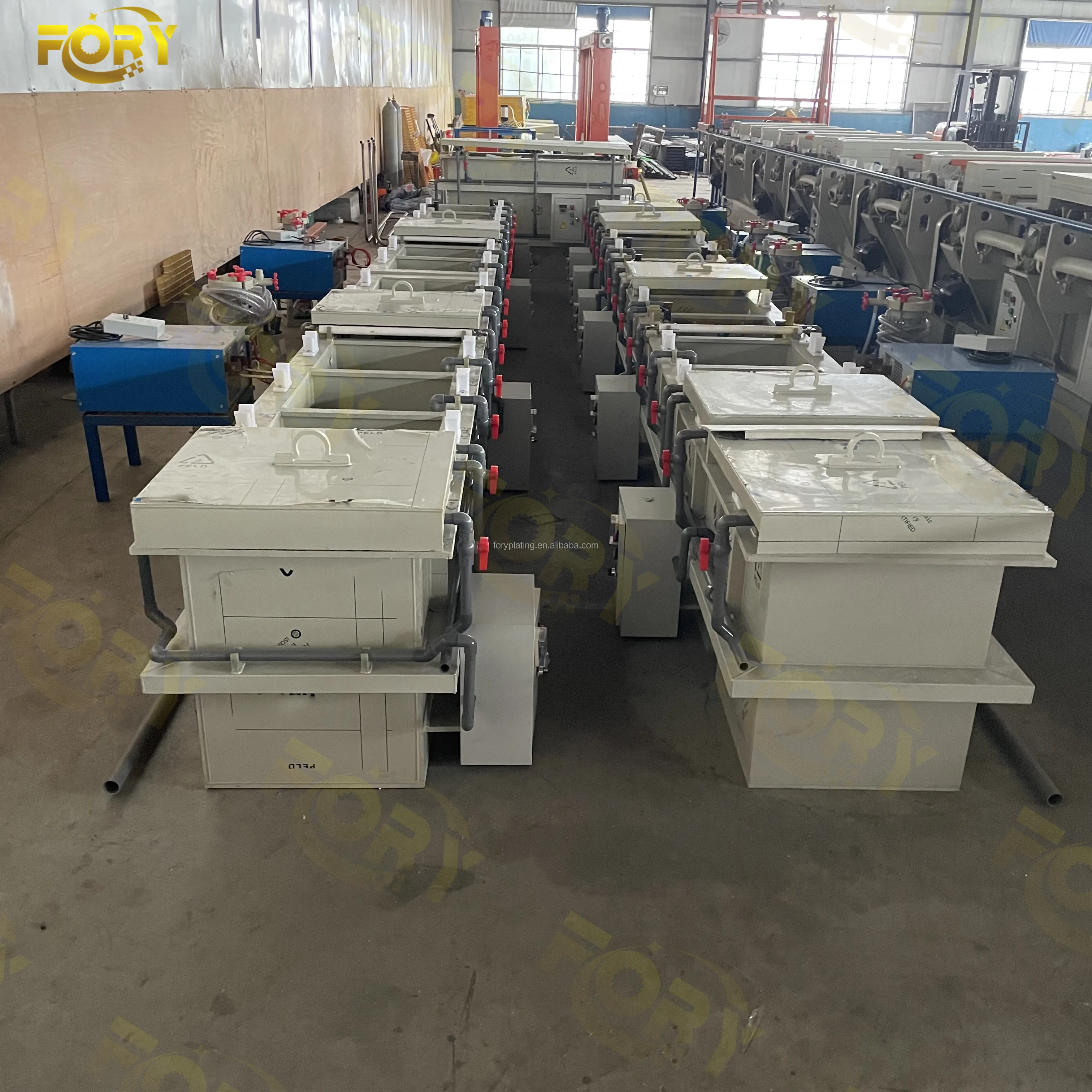 Fory electroplating machine/galvanic bath/hard chrome plating equipment ...