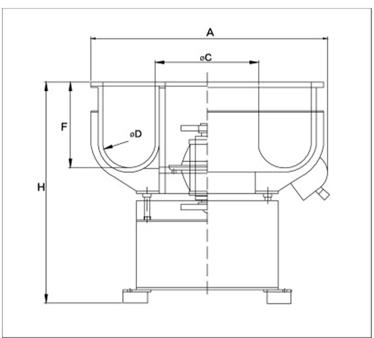 Stainless Steel Vibratory Tumbler Stone Pebbles Polishing Machine - Buy ...
