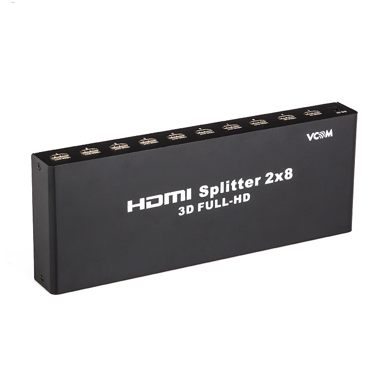 Vcom Full Hd Video Switcher 2 In 8 Out 1080p Hdmi Splitter Switch With ...