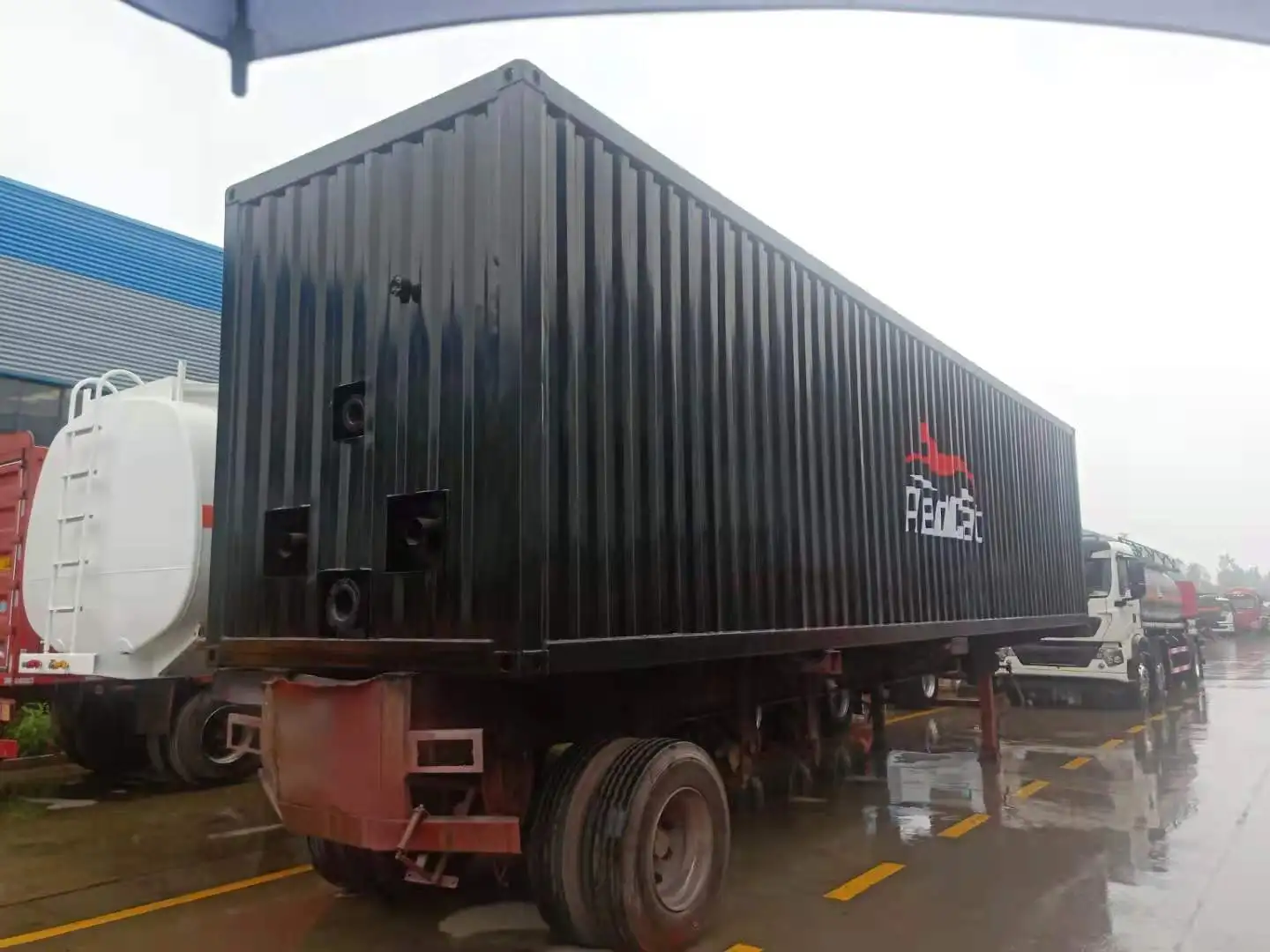 Factory Sells 40ft Asphalt Tank Container Transport Tanker Container At ...