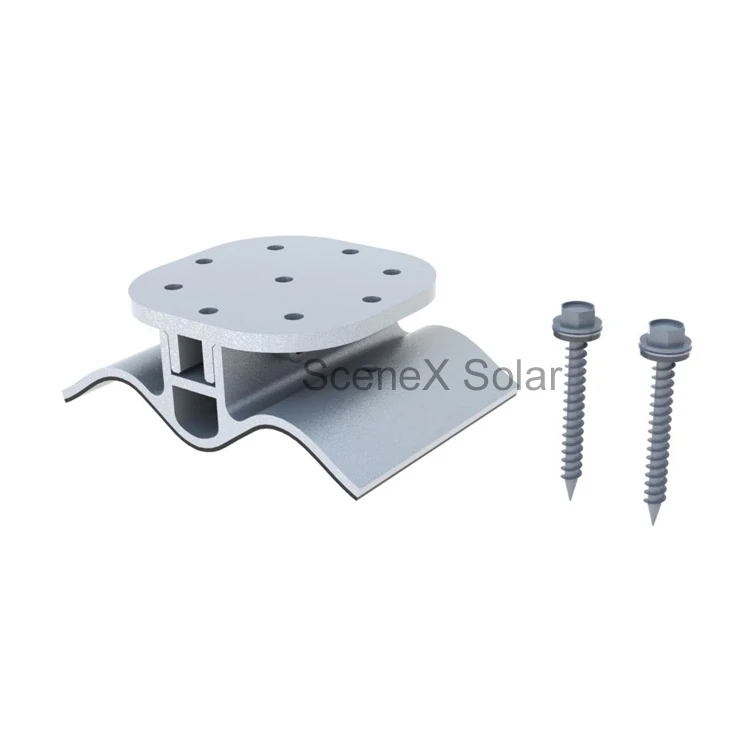 Metal Roof Aluminum Clamp Corrugated Bracket For Solar Panel Mounting ...