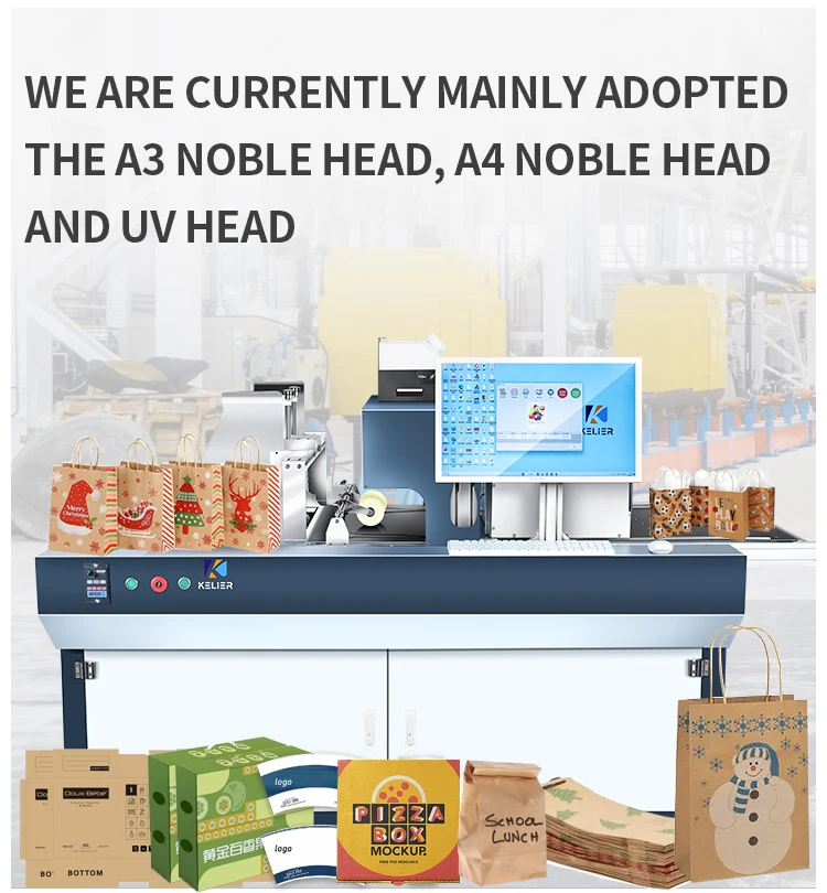 Kelier High Quality Automatic Carton Printer Machine New Design Digital ...