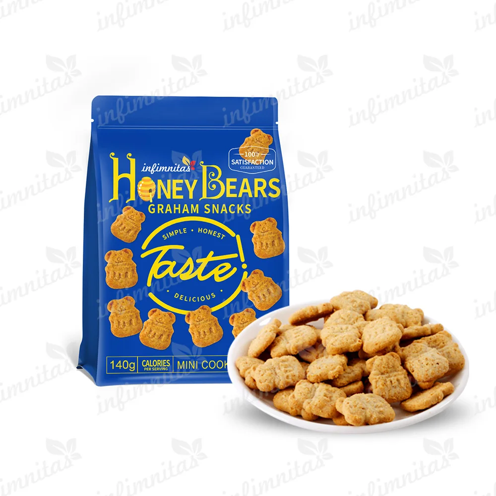 New Design Healthy Honey Bee Bear Animal Crackers Biscuits In Bag - Buy ...