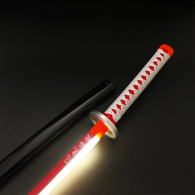 Large Size Demon Slayer Cosplay Katana Sword Luminous Toy Sword - Buy ...