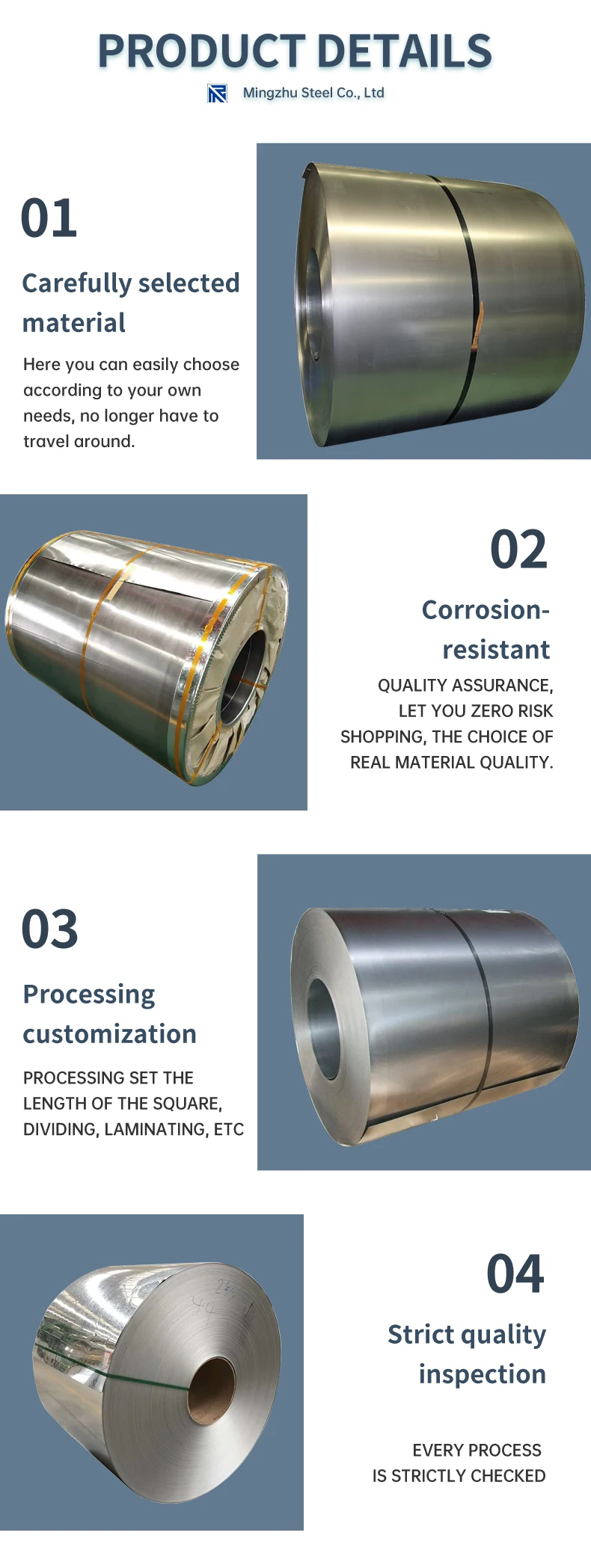 SGCC Dx51d Zinc Coated Galvanized Steel Coil PPGI PPGL Gi Gl Galvanized ASTM A653 Z275 High ...