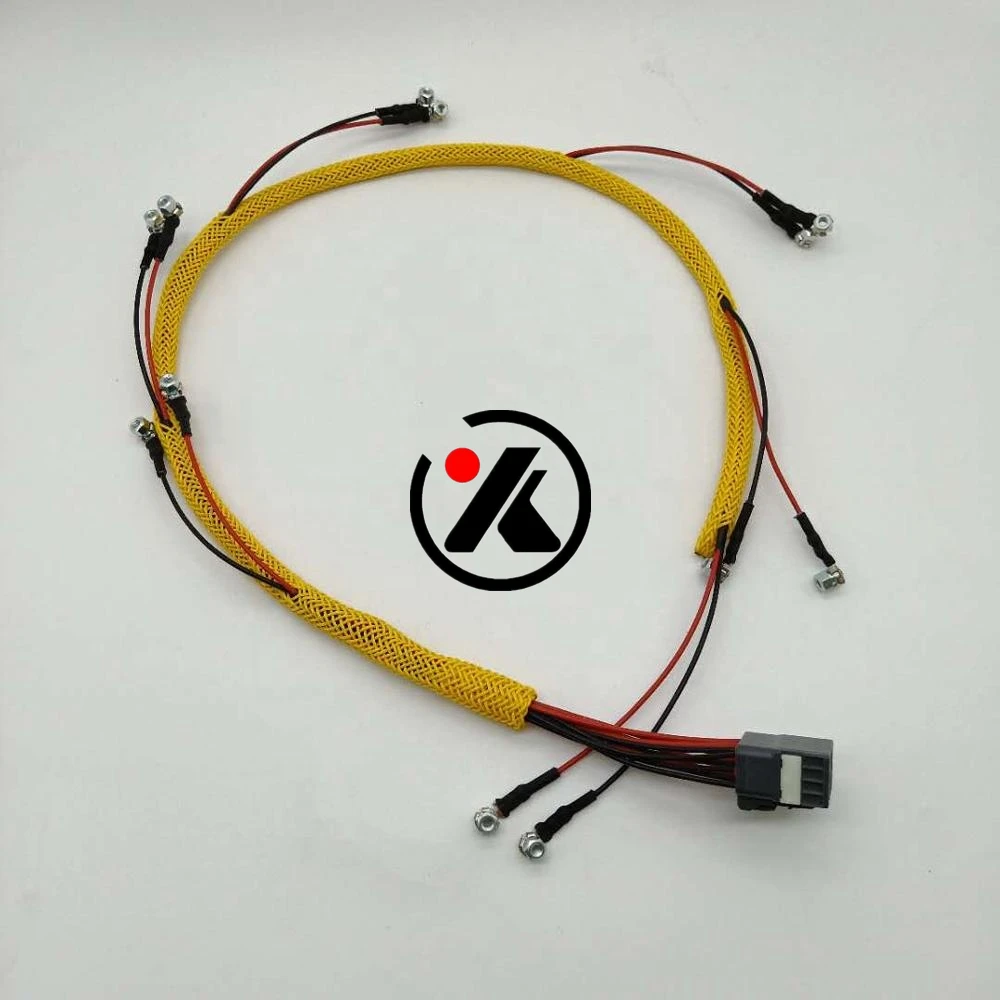 E320d Excavator Parts C6.4 Injector Wiring Harness 305-4893 3054893 ...