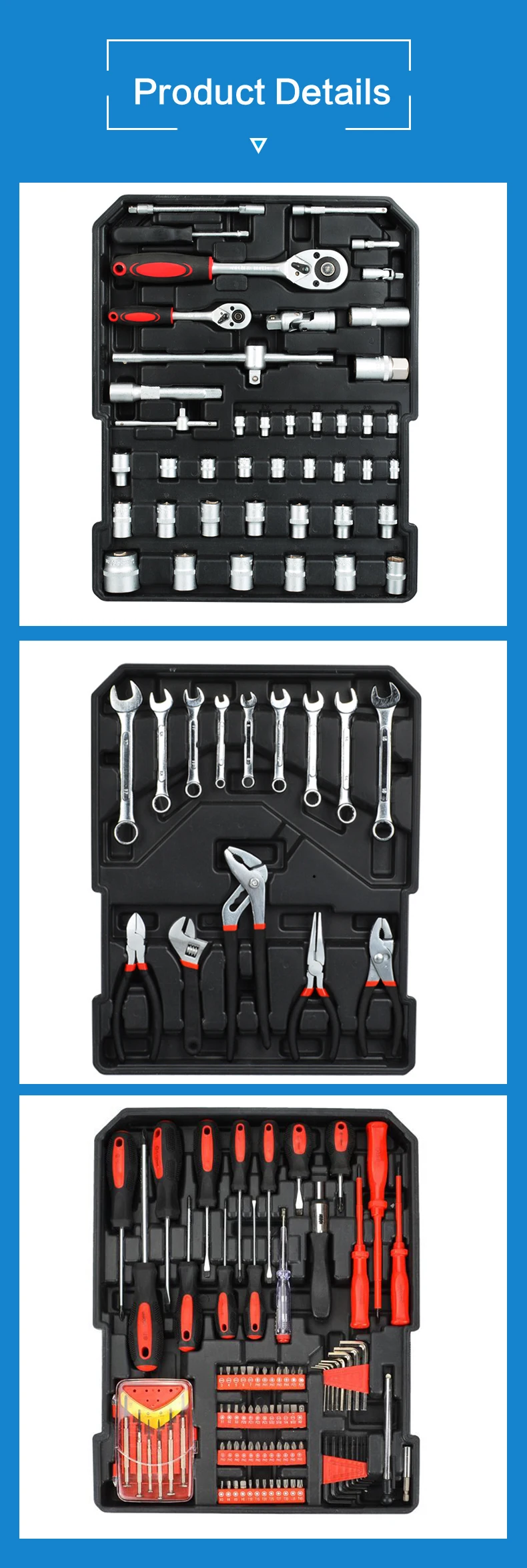 499PCS Auto Repair Tool Set - Comprehensive & Durable