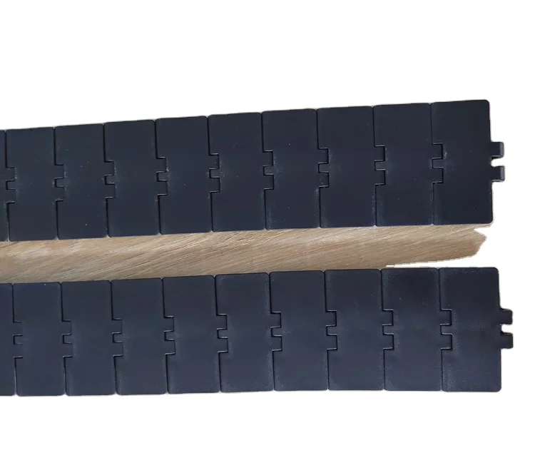 820 k325 antistatic black plastic Straight chain conveyor Slat chain ...
