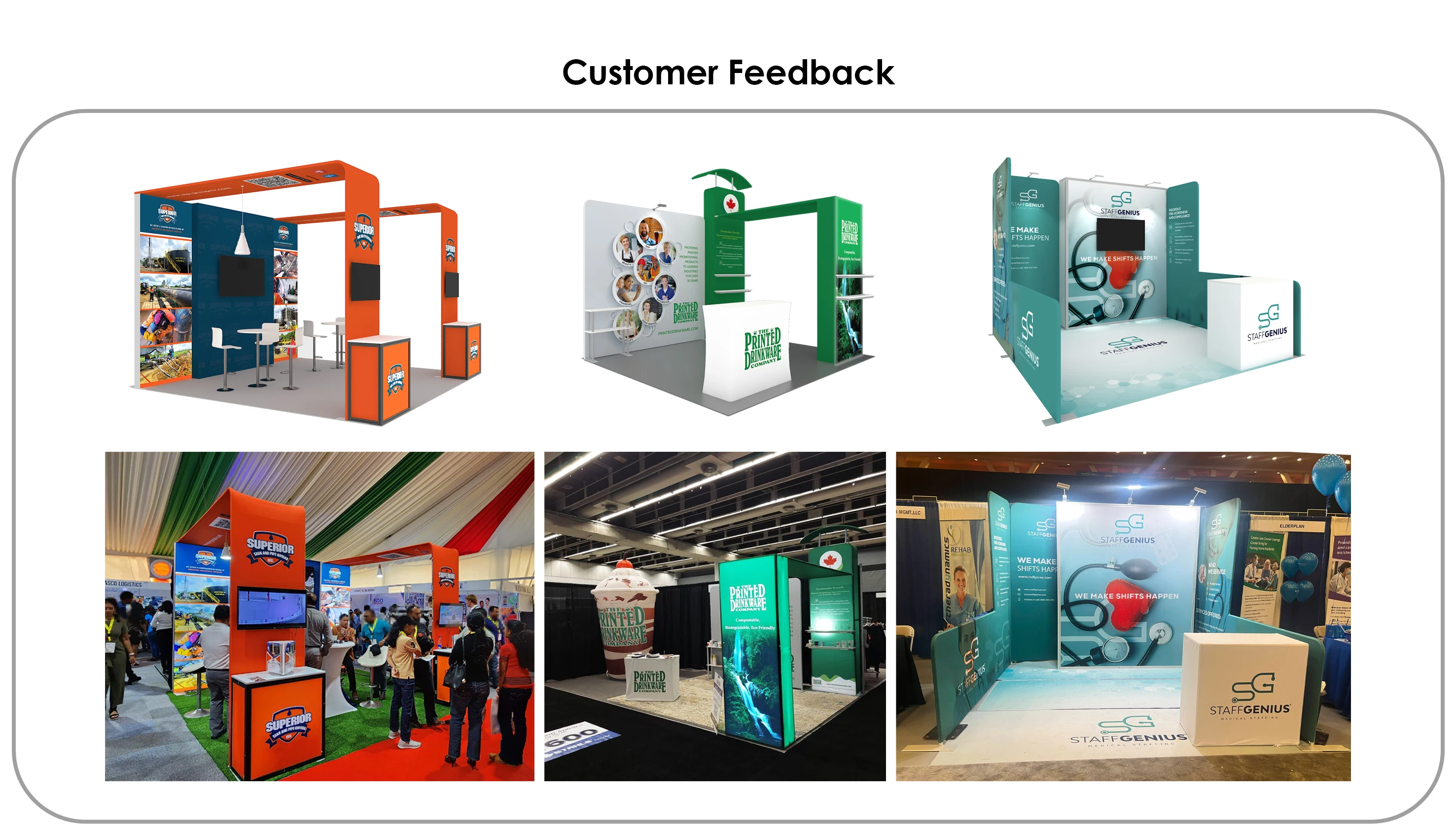 Unique Modular Aluminum Tube Exhibition Booth Design Advertising ...