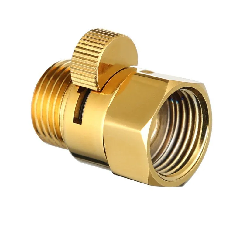 Water Flow Control Valve Brass shower Flow Restrictor Adjustable Water ...