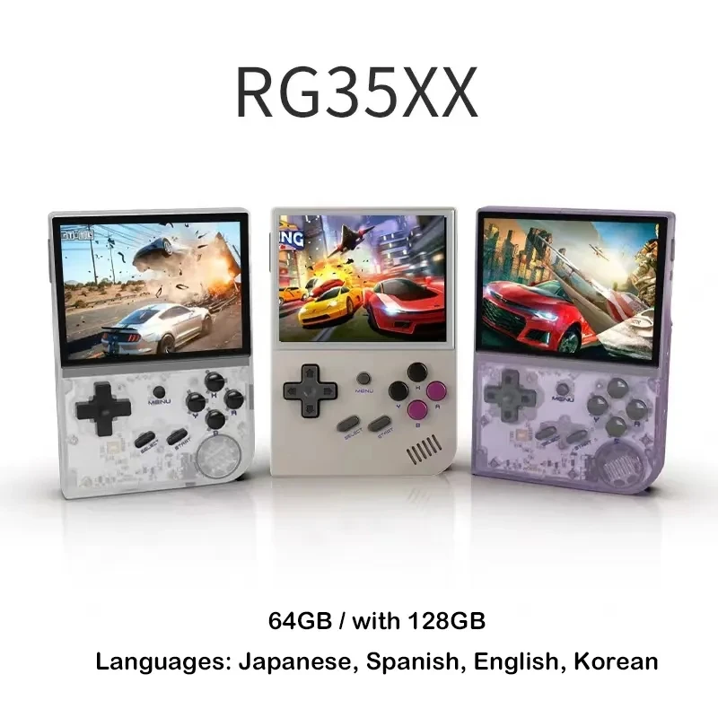 Ambernic Rg35xx Handheld Game Player 3.5 Inch Screen 64gb Portable ...
