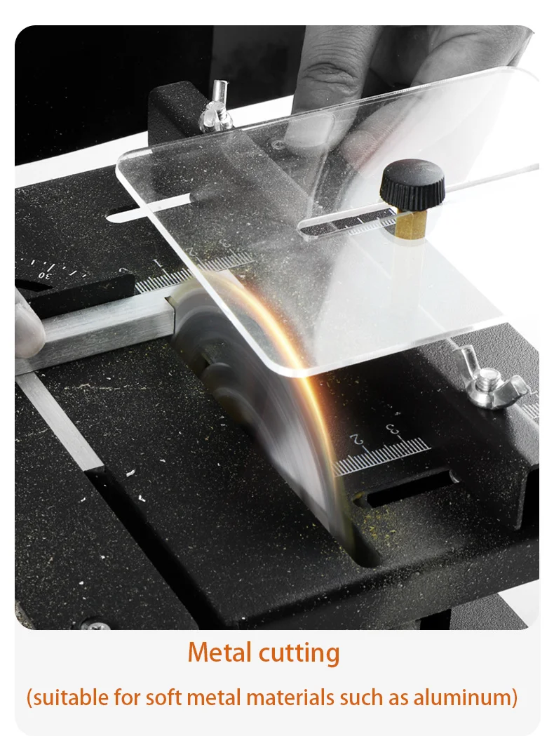 Mini Wood Cutting Machine - Bench Saw for DIY & Industry