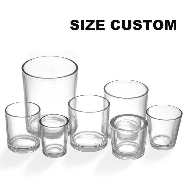 Empty Custom Tea Light Container - Elegant Candle Jars