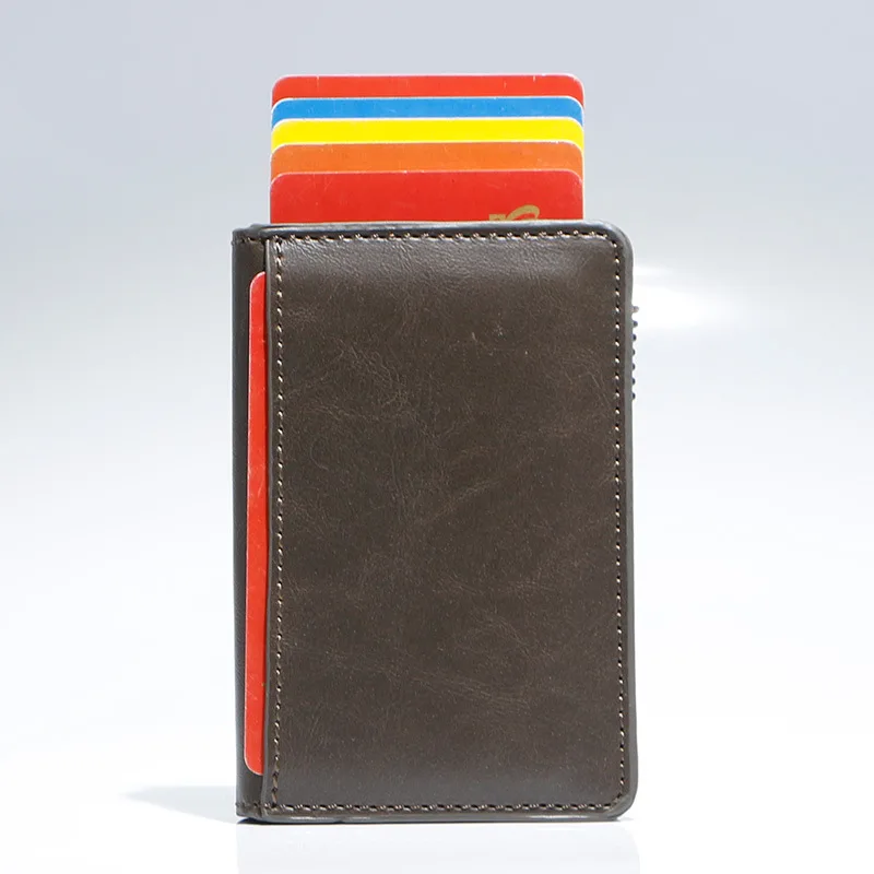 Custom Rfid Blocking Metal Business Wallet Magnet Credit Card Holder ...