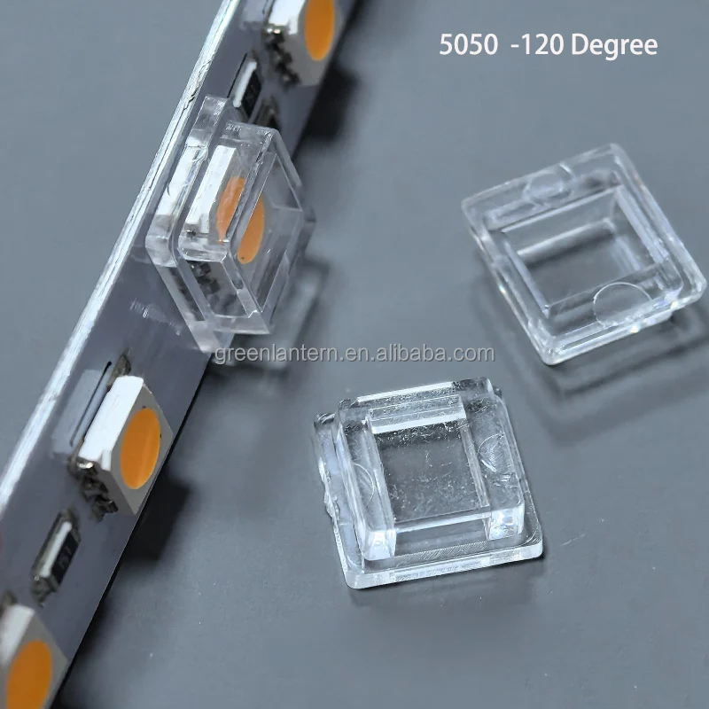 5050 LED Lens Reflector Collimator PMMA - 30 60 120 140 Degree Convex ...