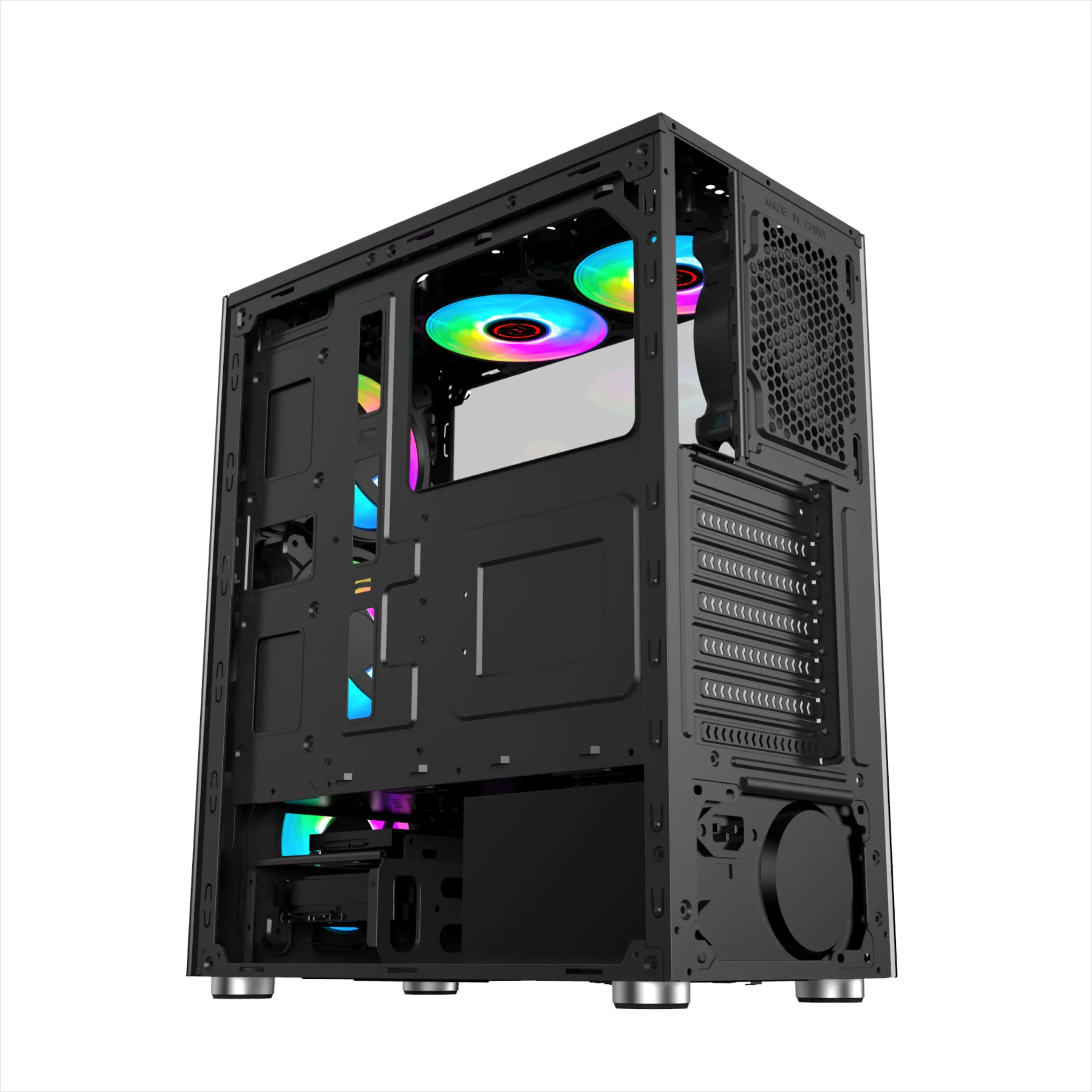 Qdi Phantom Itx/m-atx/atx Panoramic Double-sided Tempered Glass ...