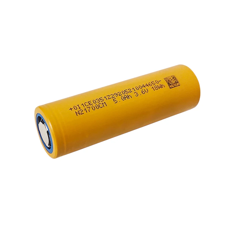 21700 5000mah Rechargeable Battery Lithium Cell Li-ion 3.7v High ...