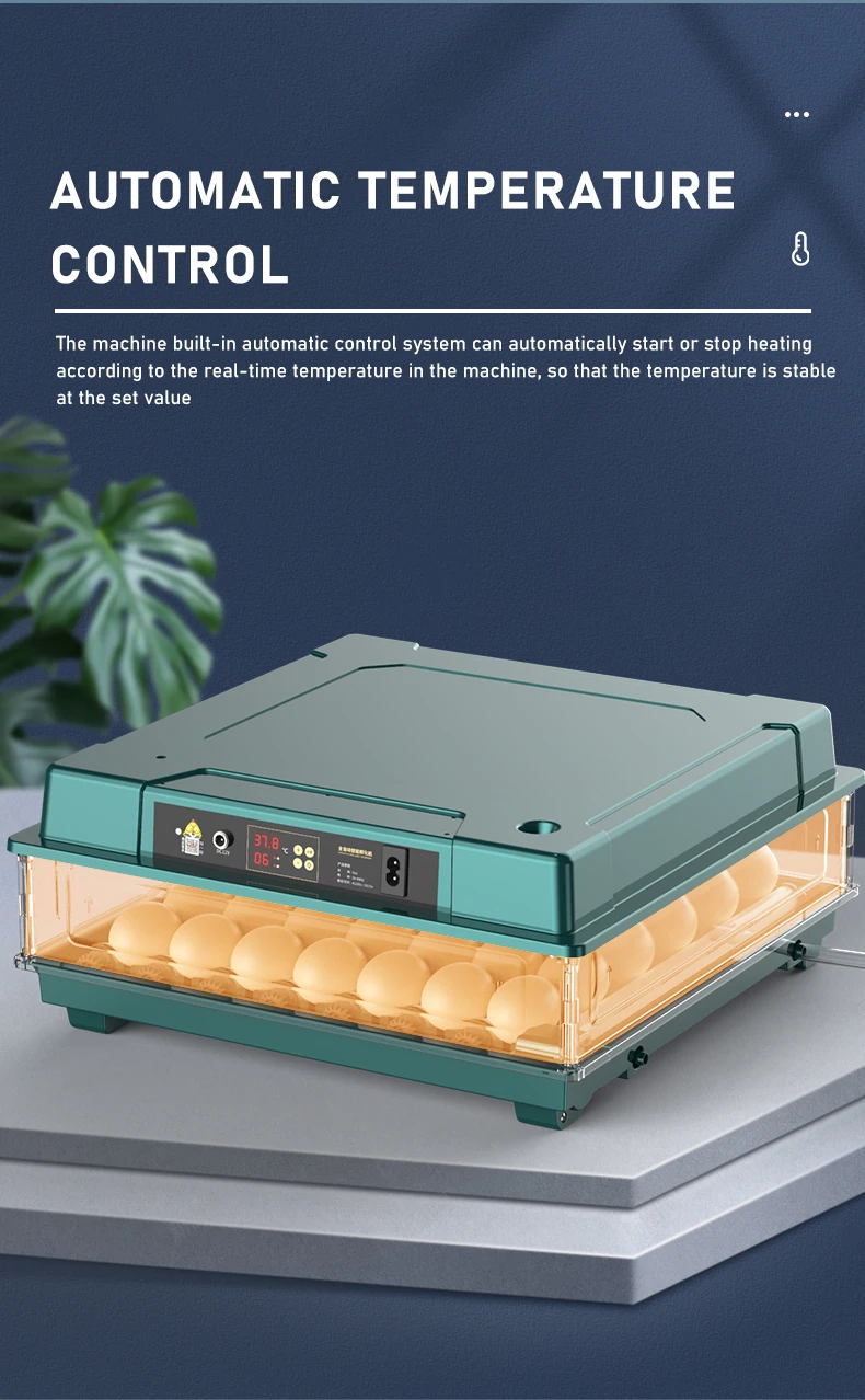 42 Egg Incubation Machine - High Hatching Rate & Dual Power