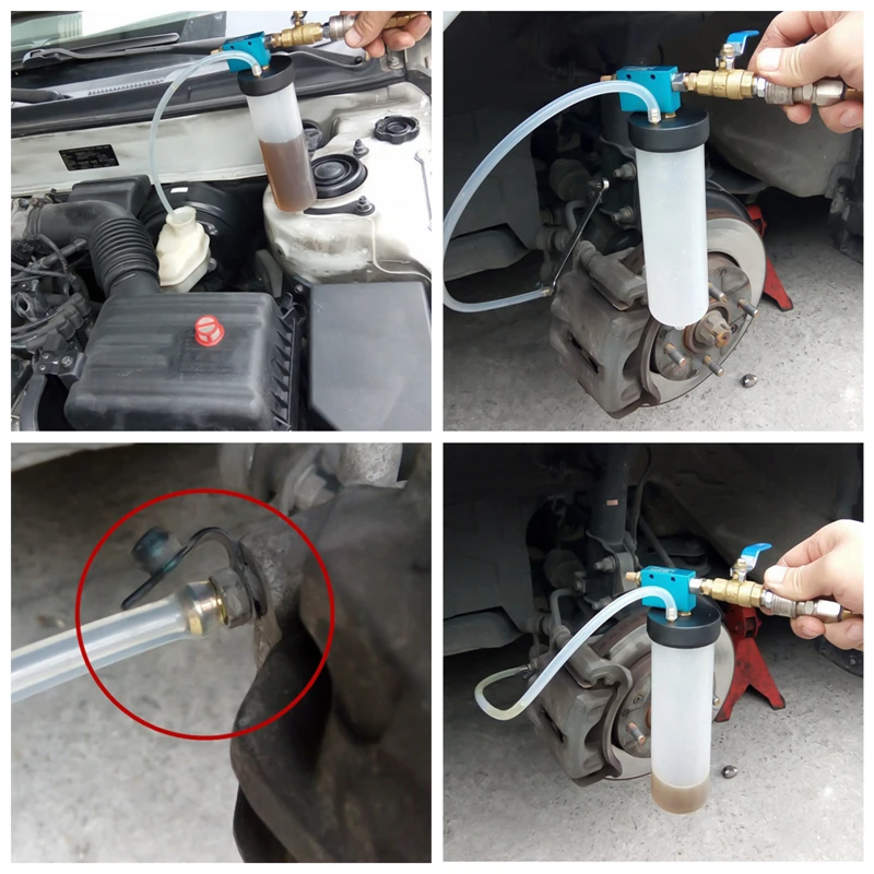 Universal RV Car Brake Fluid Repair Kit Vacuum Exchange Drain Pump Oil ...