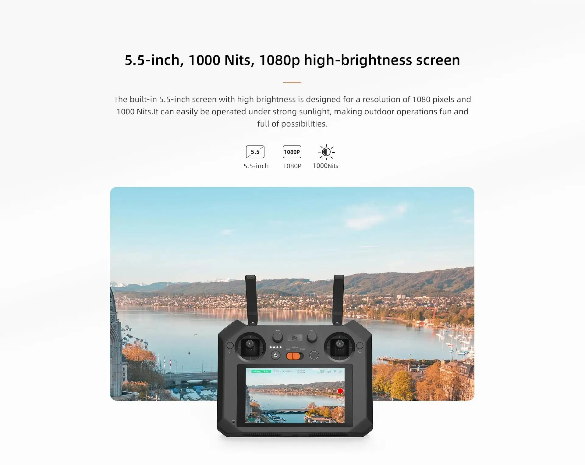 Fimi Tx10a Controller With Screen Hd Video Transmission X8 Pro X8se V2 ...