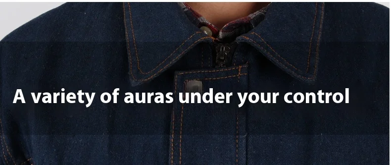 Yellow Line Big Dou La Chain Embroidered Cotton Workwear Anti-Fouling ...