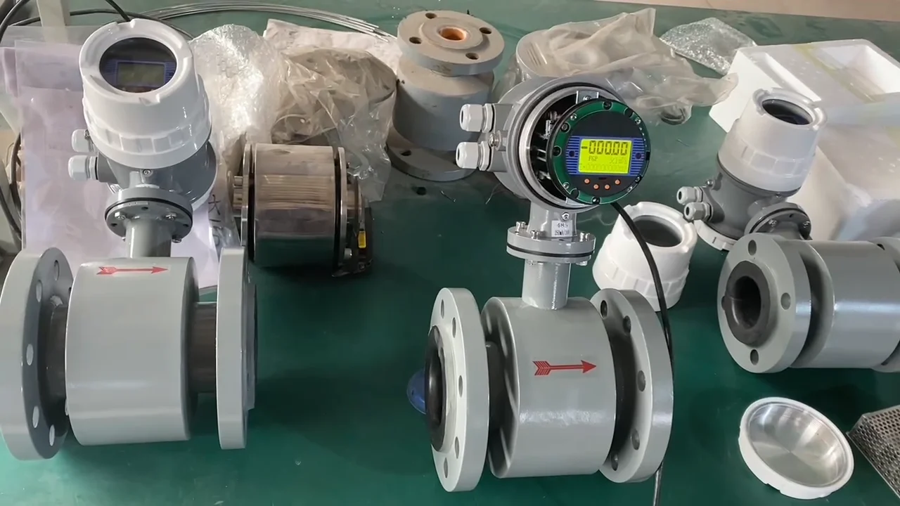 Rs485 Digital Emf Dn50 3inch 8 Inch Chemical Water Electromagnetic Flow ...