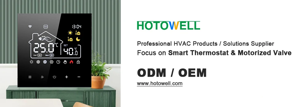 Inbuilt Transformer Modulating Thermostat Modbus Smart Thermostat ...