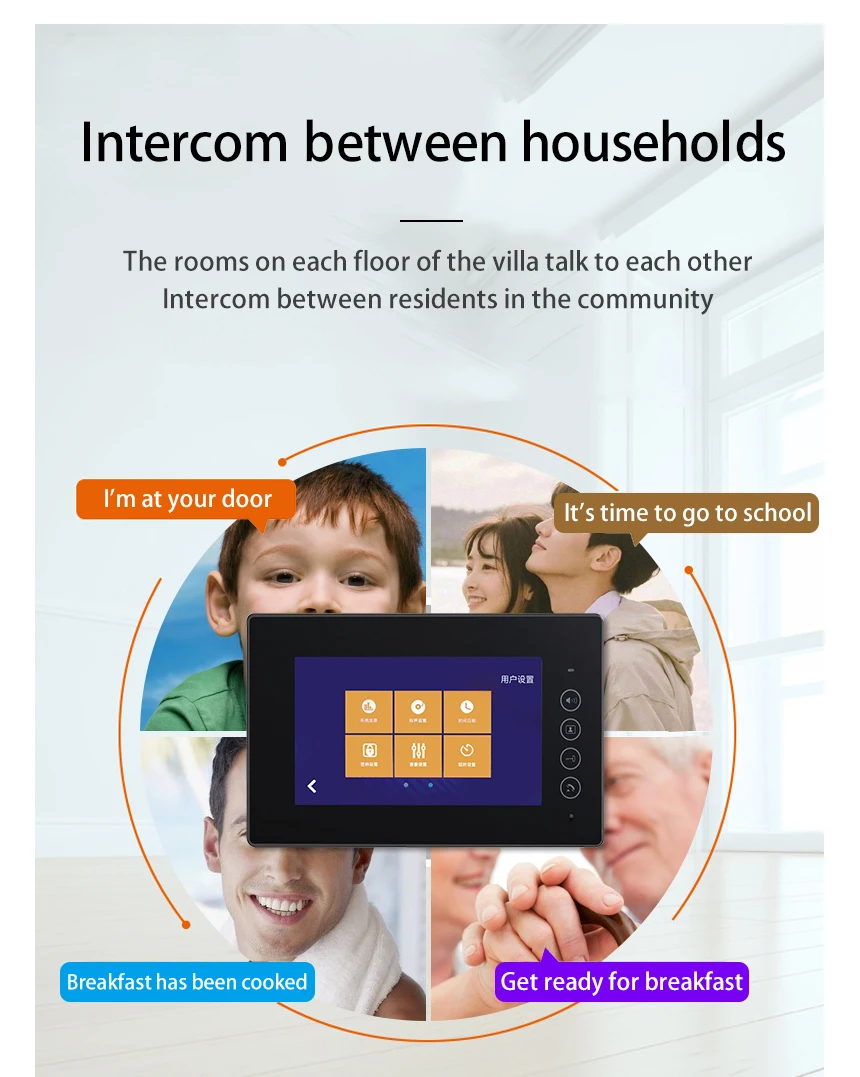 Full Digital Building Intercom With Face Card Recognition Waterproof ...