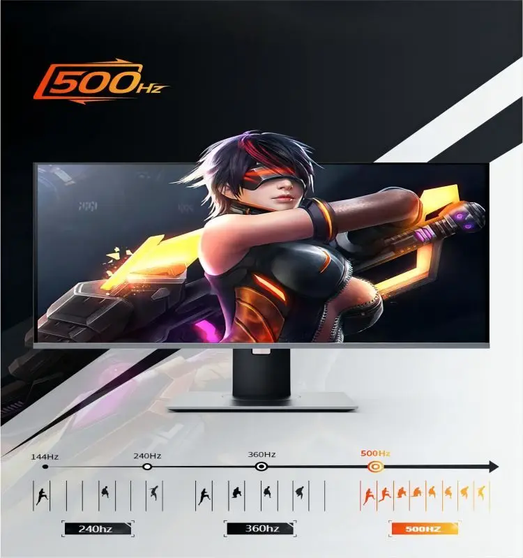 24.5 Inch Gaming Monitor FastIPS Gaming Display BFI+ Rotating Lift ...