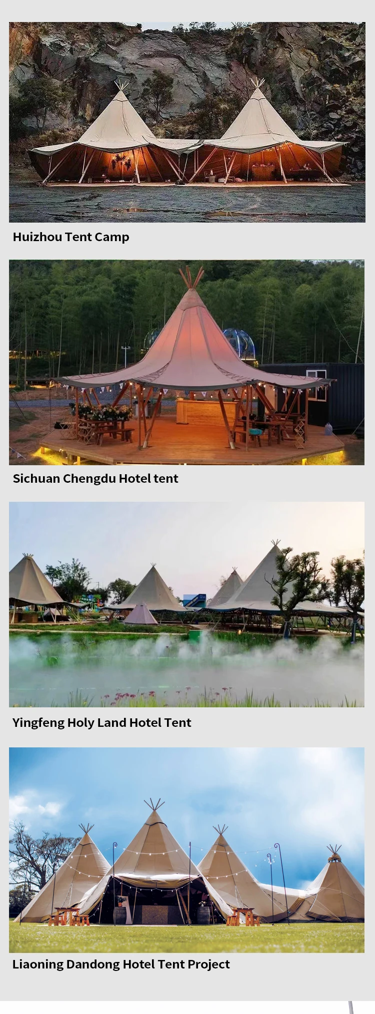 Outdoor Ultralight Pyramid Camping Tipi Tent Waterproof Indian Pergola ...