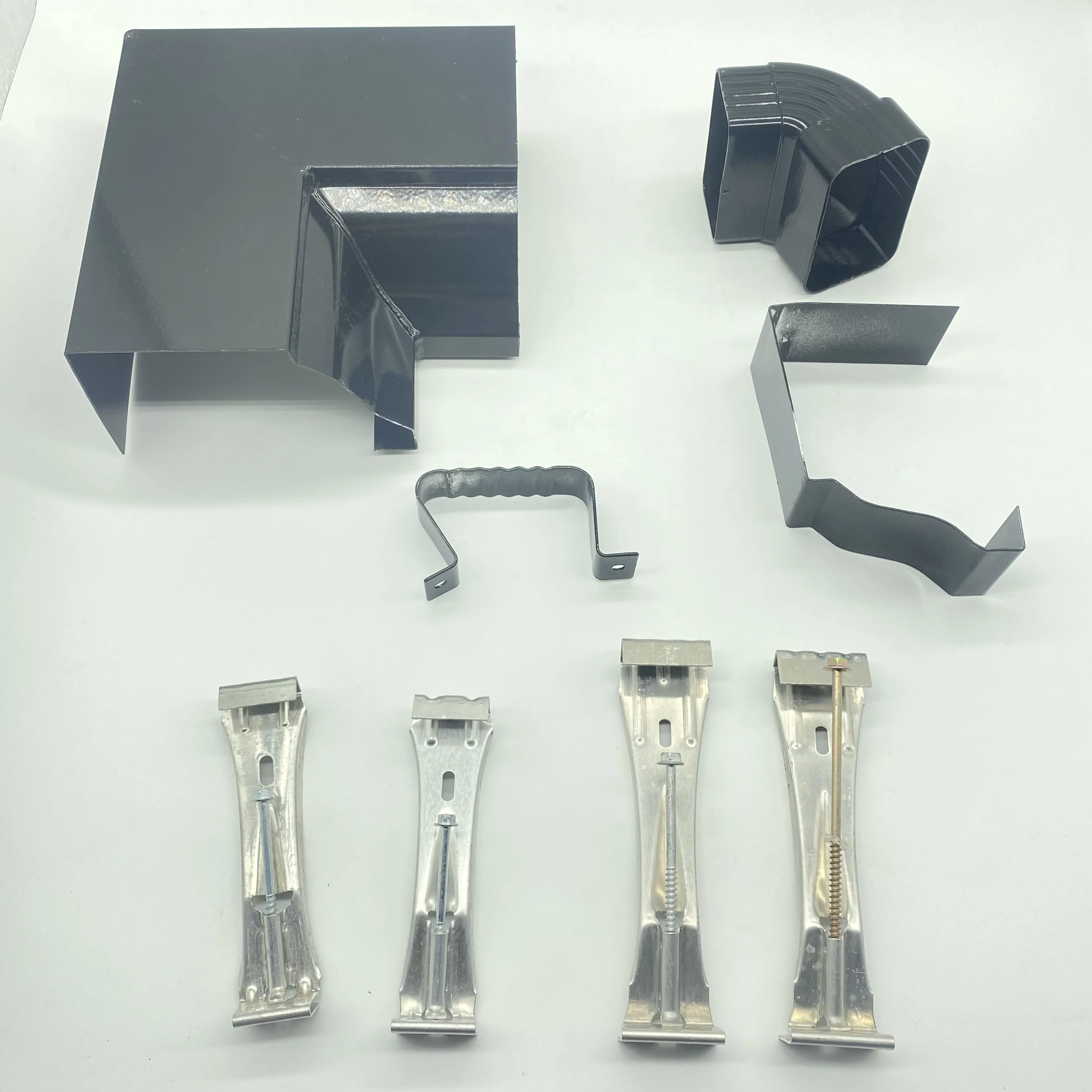 6'' Hidden Rain Gutter Guard Bracket Hook Accessories with Screw Clip ...